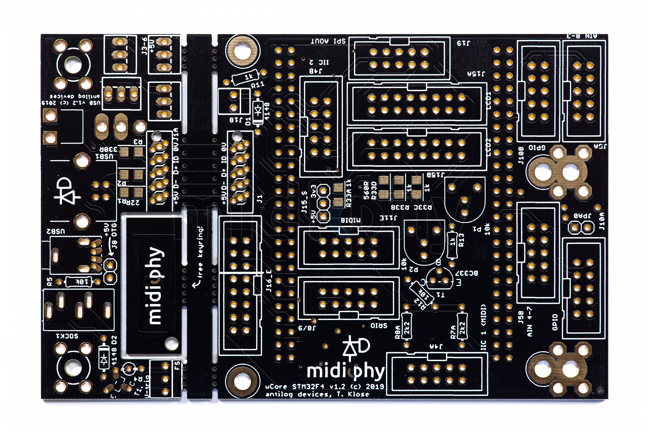 midiphy - wCore PCB and USB PCB - MIDIbox shop, DIY MIDI sequencer ...